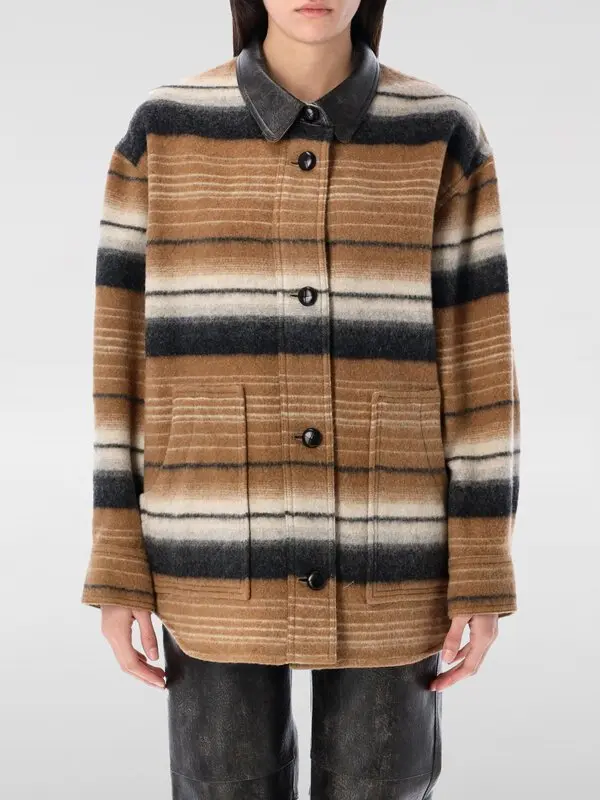 Isabel Marant Striped Jacket - Camel