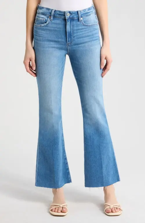 Paige Laurel Canyon Raw Hem Bootcut Jeans