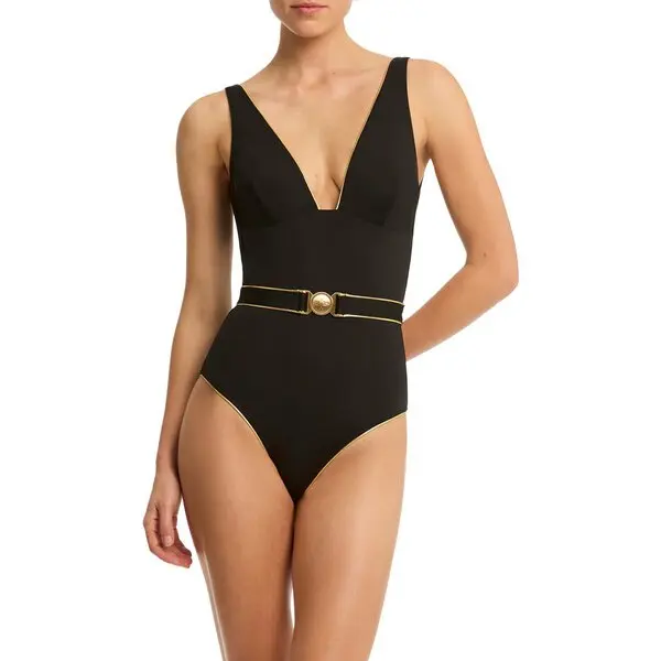 SEA LEVEL Piper Belted One-piece Swimsuit