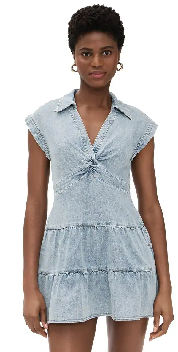 white christmas dresses Alice + Olivia Mila Dress in Leona Light