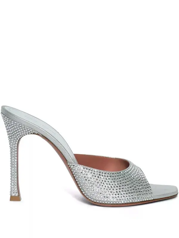Amina Muaddi 105mm Alexa Sandals