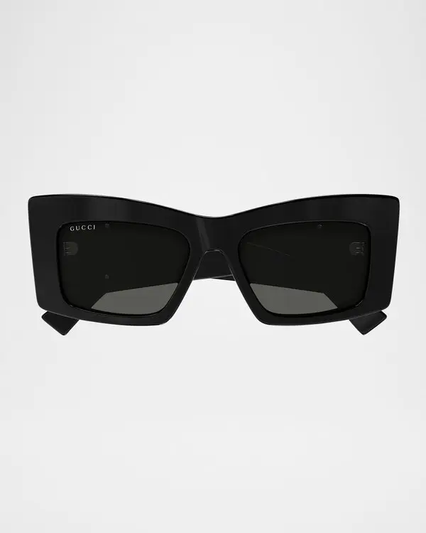Gucci Recycled Acetate Butterfly Sunglasses