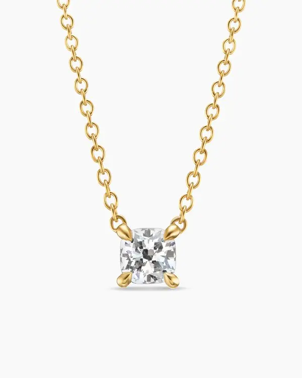 David Yurman 18k Yellow Gold Micro Chatelaine® Pendant Necklace With