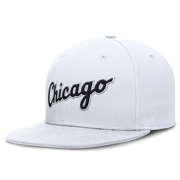 Nike Chicago Sox True Dri-fit Mlb Fitted Hat - White