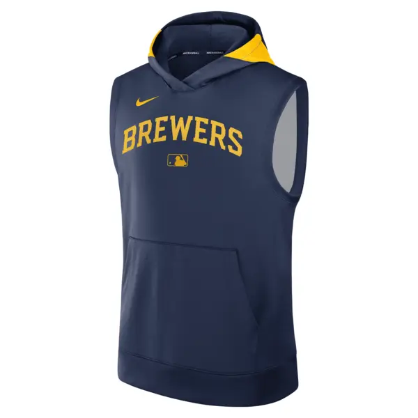 Nike Mlb Sleeveless Pullover Hoodie - Blue