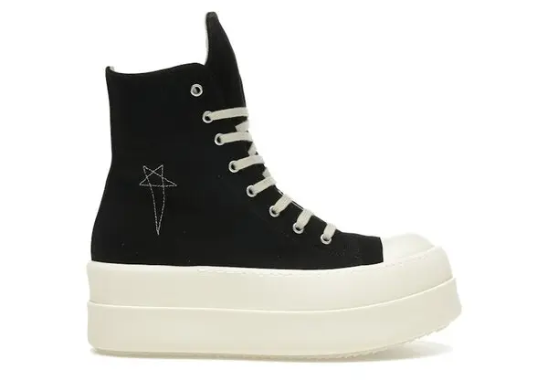 Rick Owens Hollywood Double Bumper High Top Sneakers