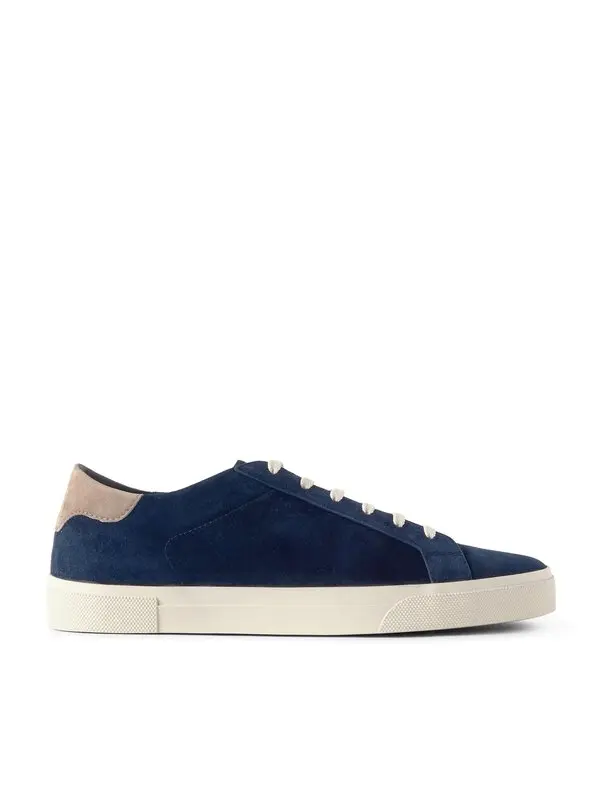 Brunello Cucinelli Vulky Suede Sneakers - Blue