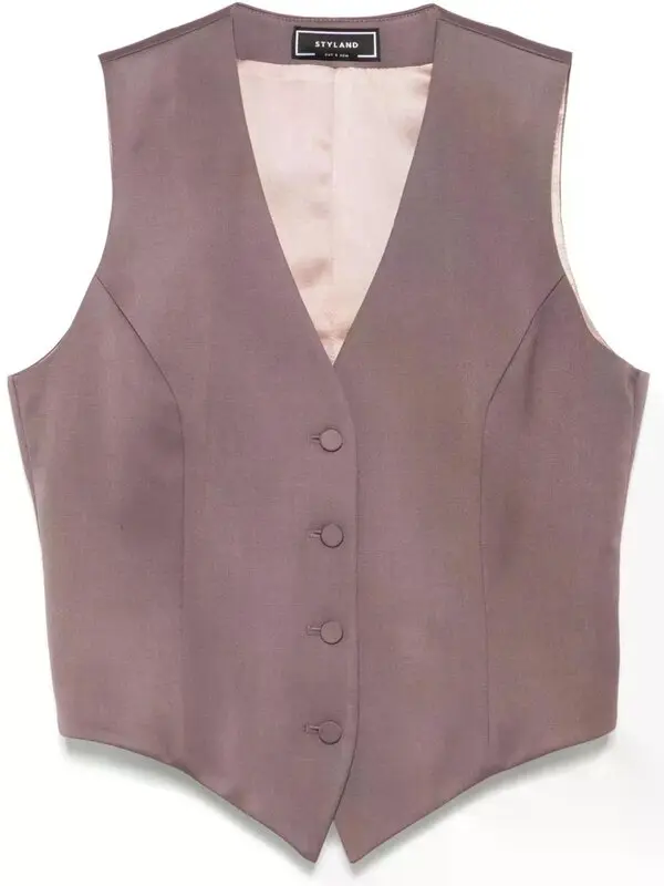 STYLAND Twill Waistcoat