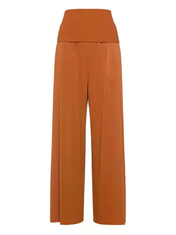 ERES Dao High-waisted Trousers - Brown