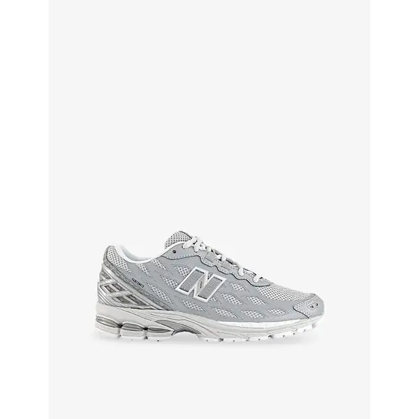 NEW BALANCE 1906 Brand-patch Leather And Mesh Low-top Trainers - Silver Grey Metallic