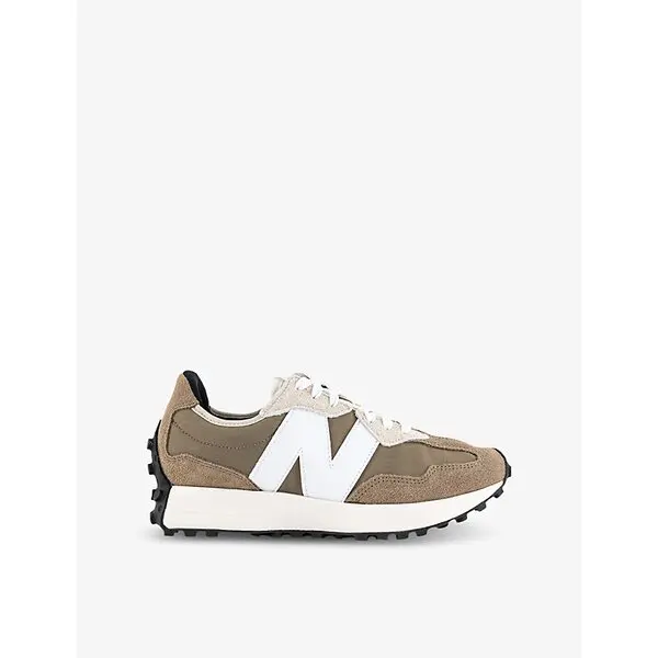 NEW BALANCE 327 Suede And Mesh Low-top Trainers