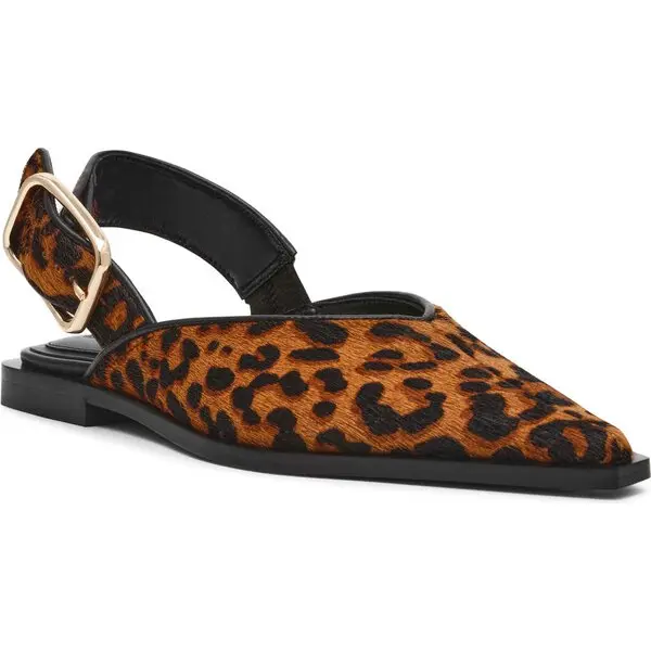 Steve Madden Shay Calf Hair Slingback Flats