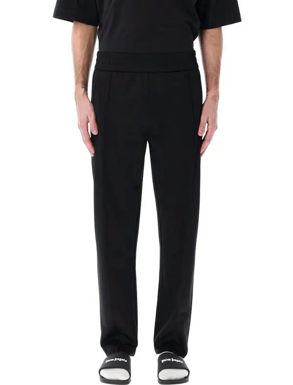 Palm Angels Curved Logo Track Pants - Black