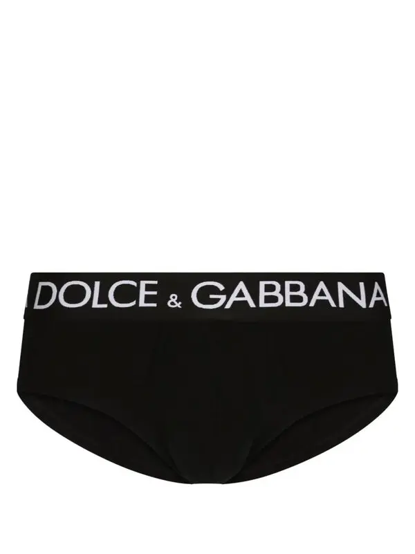 Dolce & Gabbana Printed Briefs - Black