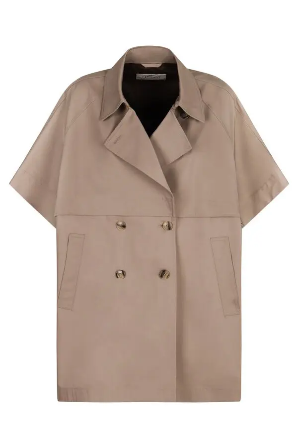 Herno Short Trench Coat - Beige