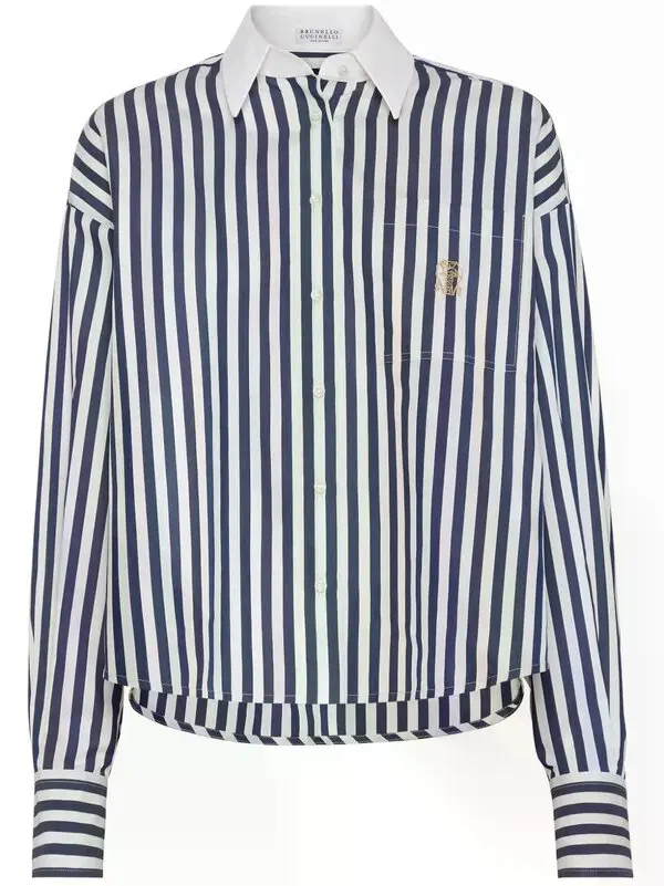 Brunello Cucinelli Striped Shirt