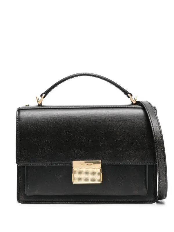 ハンドバッグ Golden  Deluxe Brand Black Leather Venezia Handbag Golden Goose Venezia Leather Handbag - Black - 23% Off