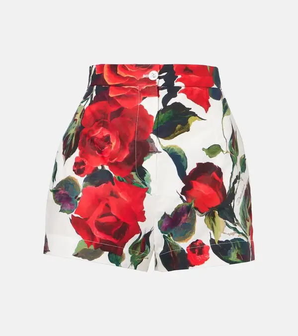 Dolce & Gabbana Floral Cotton Shorts - Multicoloured