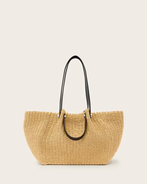 All Saints Allington Straw Tote - Natural
