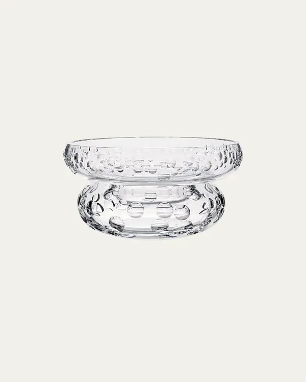 WILLIAM YEOWARD CRYSTAL Caprice Caviar Server With Mother-of-pearl Spoon, 9 Oz - Clear