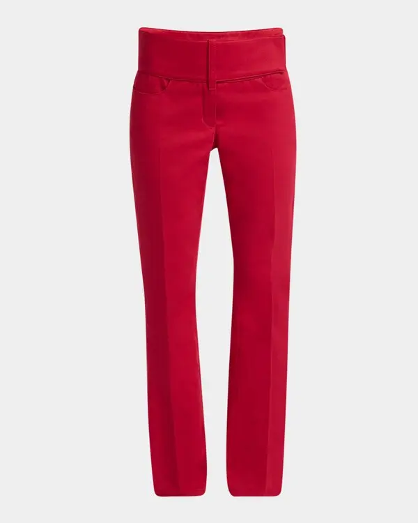 COURREGES Slim-leg Tech Crepe Trousers