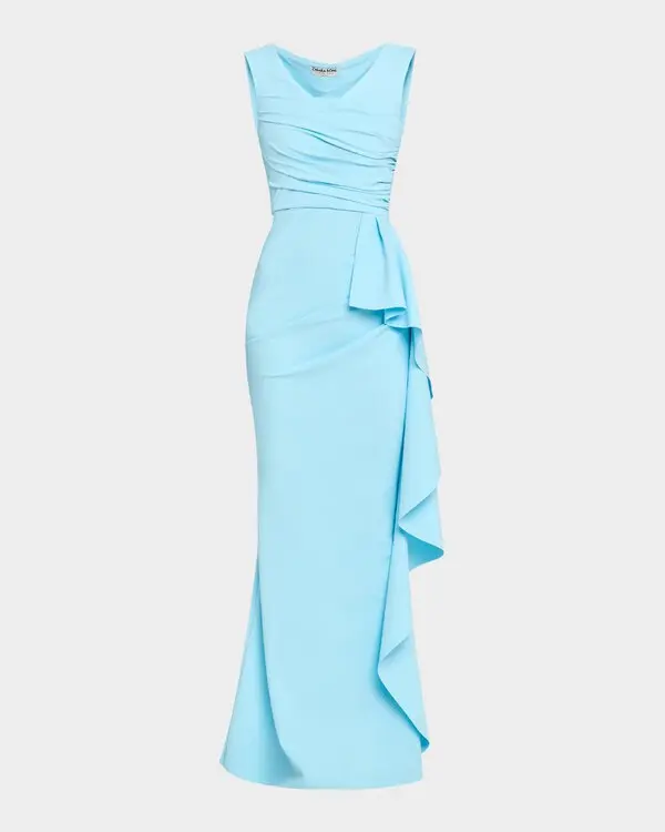 Chiara Boni La Petite Robe Sozen Gown - Celeste