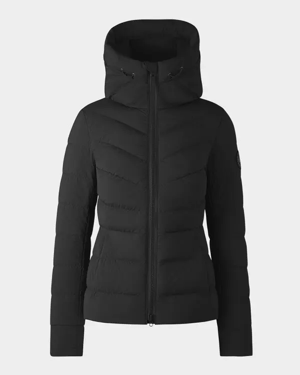 Canada Goose Clair Hooded Puffer Jacket - Black - No