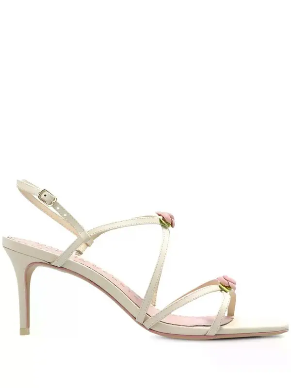 SOPHIA WEBSTER 85mm Sophia Sandals - Neutrals