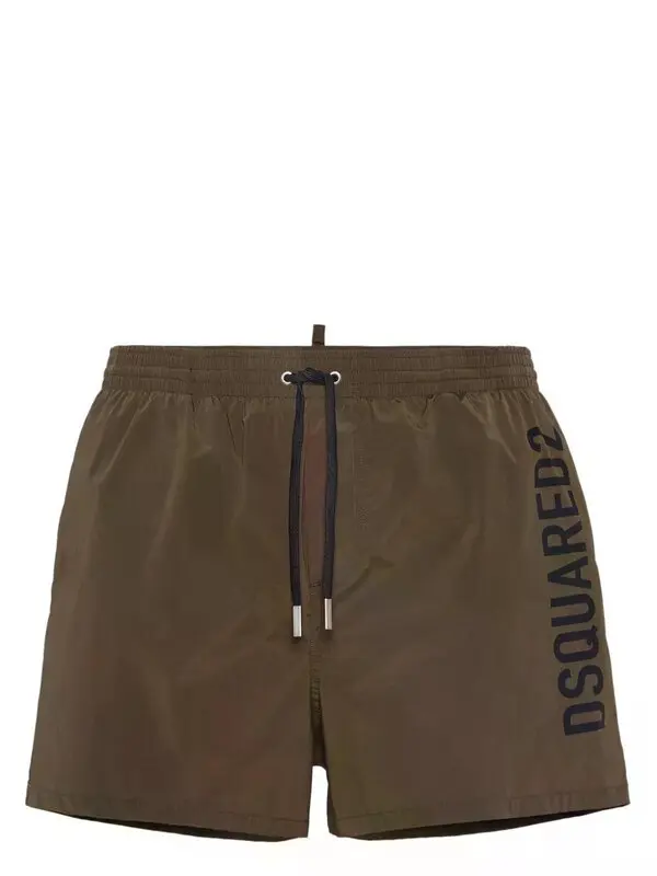 Dsquared2 Logo-print Swim Shorts - Green