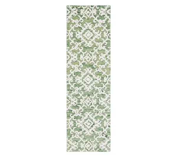 VALERIE PARR HILL Blossom 104 Hand Tufted Wool 2'-3' X 8' Rug Alerie