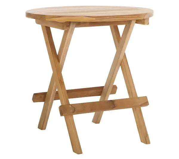 VALERIE PARR HILL Rory Teak Folding Round Table Valerie