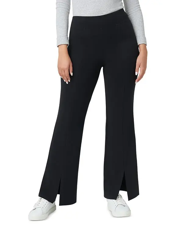 Hue Front Slit Flare Leggings