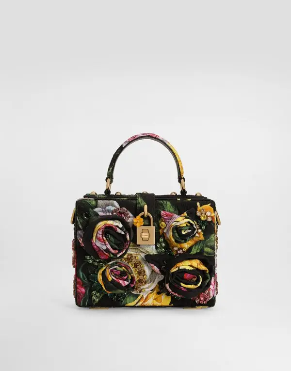 Dolce & Gabbana Brocade Dolce Box Handbag - Print