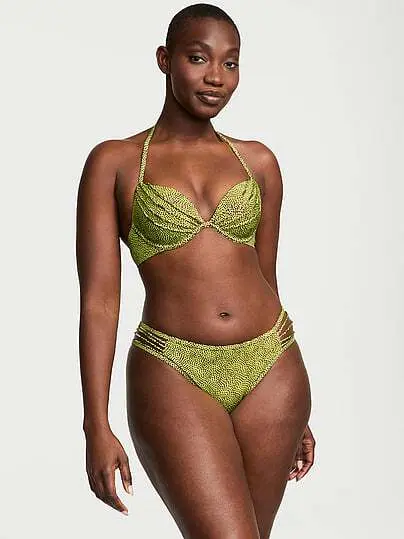 Victoria's Secret Vs Archives Banded Push-up Bikini Top - Print