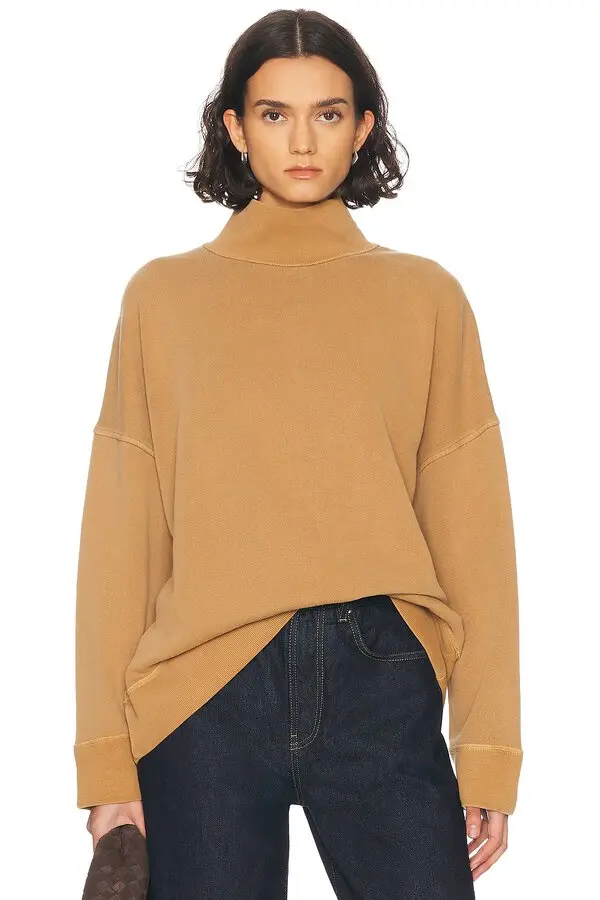 Citizens Of Humanity Cara Fleece Turtleneck Pullover