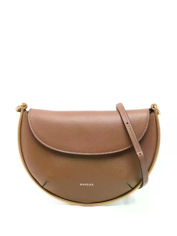 WANDLER Mini Kate Crossbody Bag - Brown