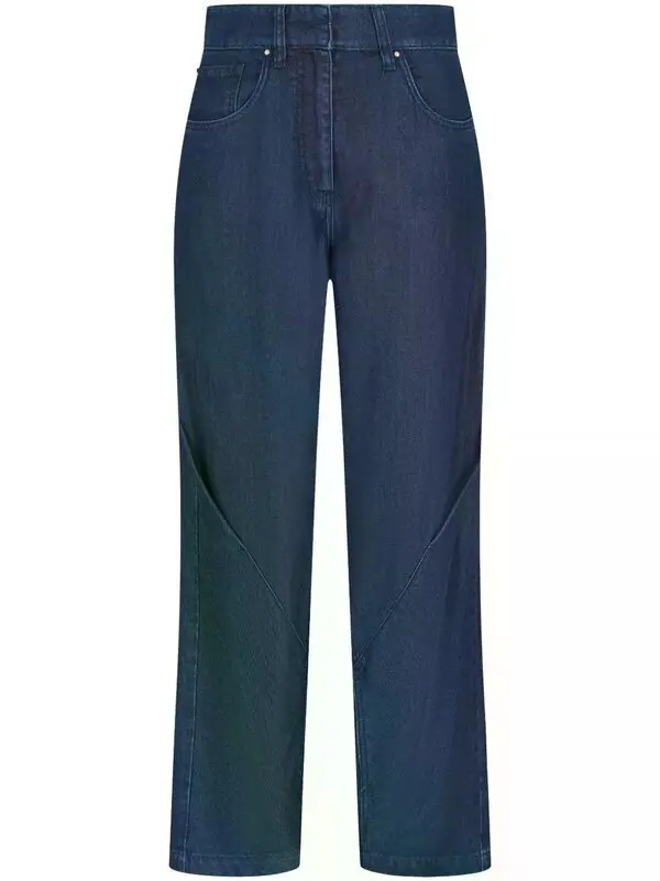 Giorgio Armani Straight-Leg Jeans Blue Editorialist