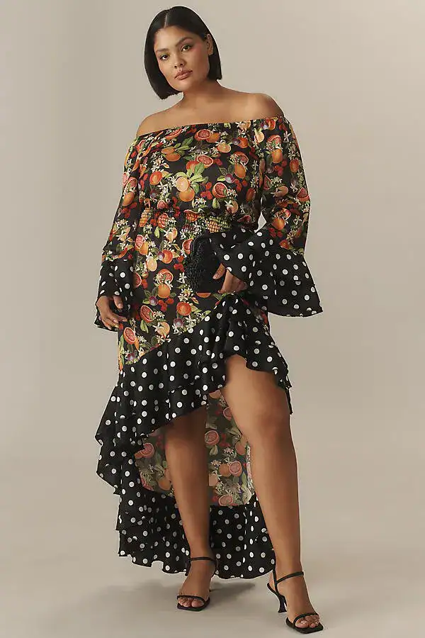 Show Me Your Mumu Dream High-Low Maxi Dress - Multicolor | Editorialist