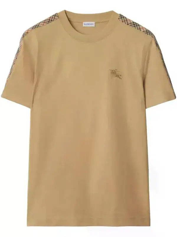 BURBERRY Sand Cotton T-Shirt Tシャツ・カットソー Burberry