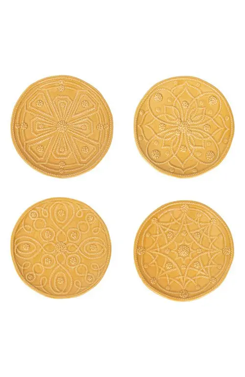 JULISKA Jardin Du Monde Set Of 4 Side Plates - Daffodil