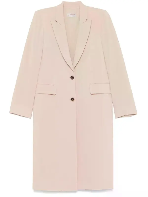 Alberto Biani Single-breasted Coat - Neutrals