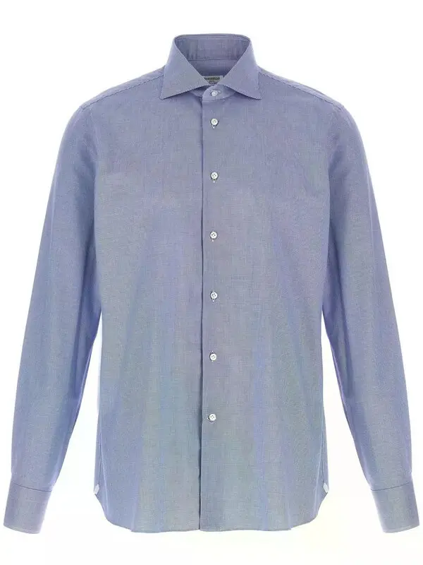 BORRIELLO NAPOLI Checked Shirt - Blue