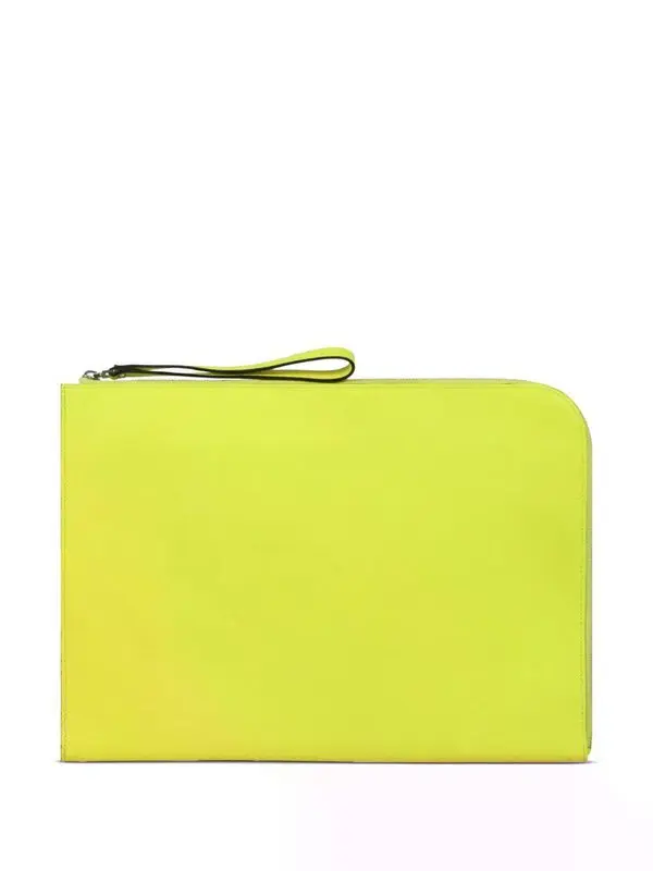 VALEXTRA Zip-up Clutch