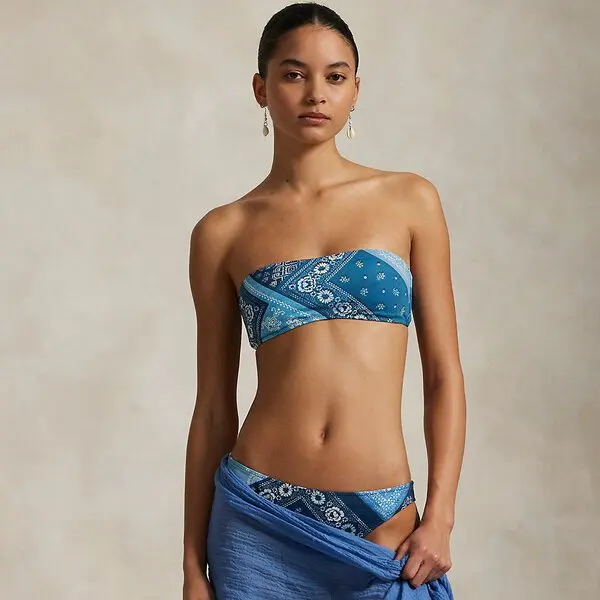 Ralph Lauren Bandanna-print Hipster Bikini Bottom