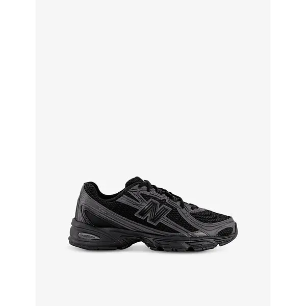 NEW BALANCE 740 V2 Branded Mesh Low-top Trainers - Black Mono