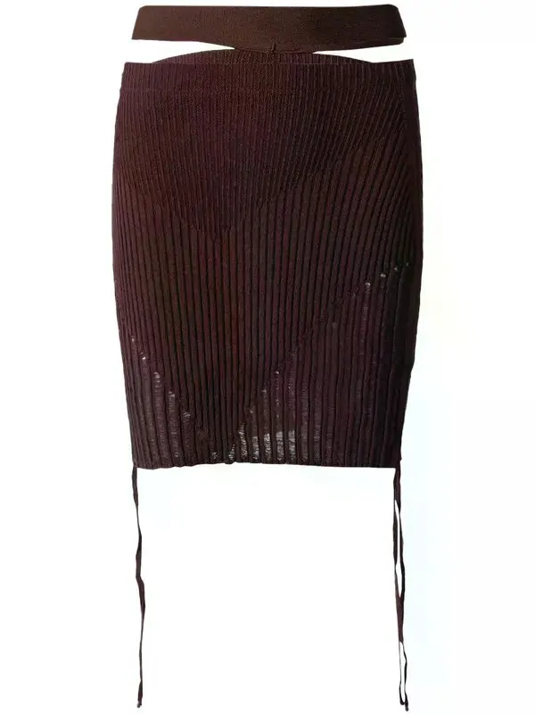 ANDREĀDAMO Cut-out Skirt