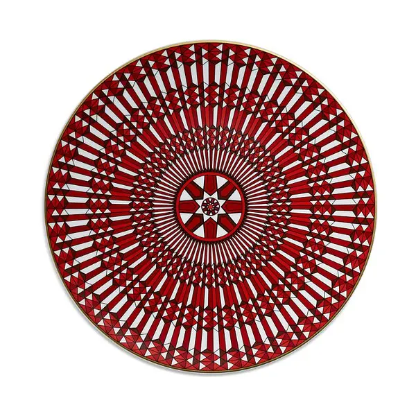 THE MARTHA, BY BACCARAT Arcadia Red Charger Plate - No Color