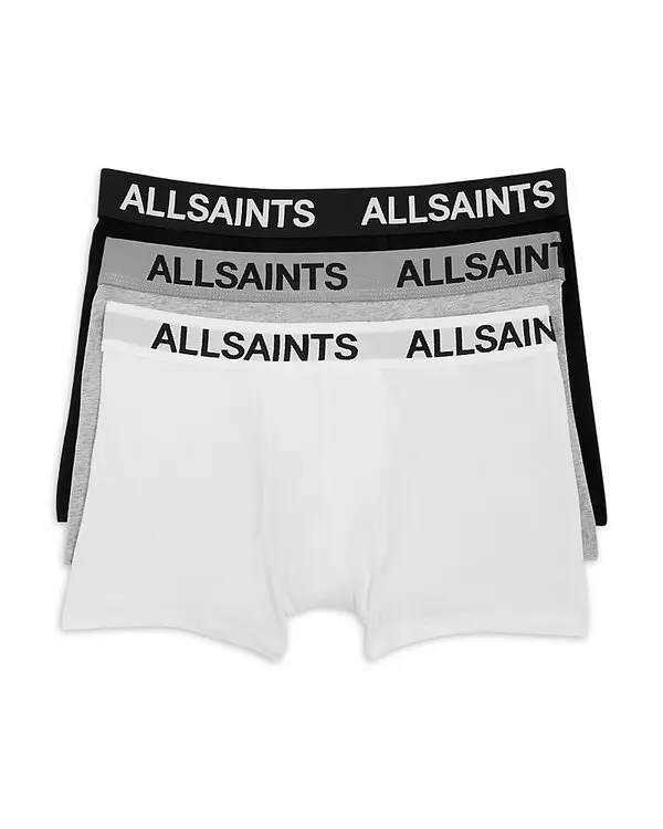 All Saints Boxer Briefs, Pack Of 3 - Grey Multi