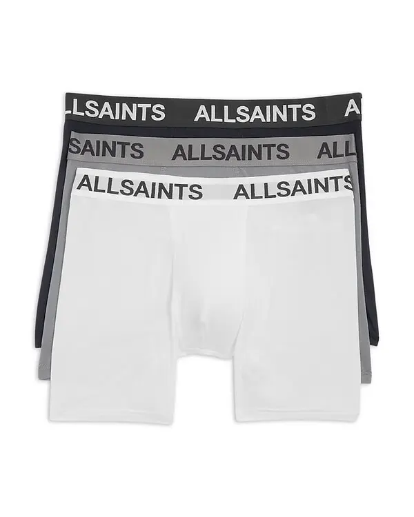 All Saints Boxer Briefs, Pack Of 3 - Grey Multi