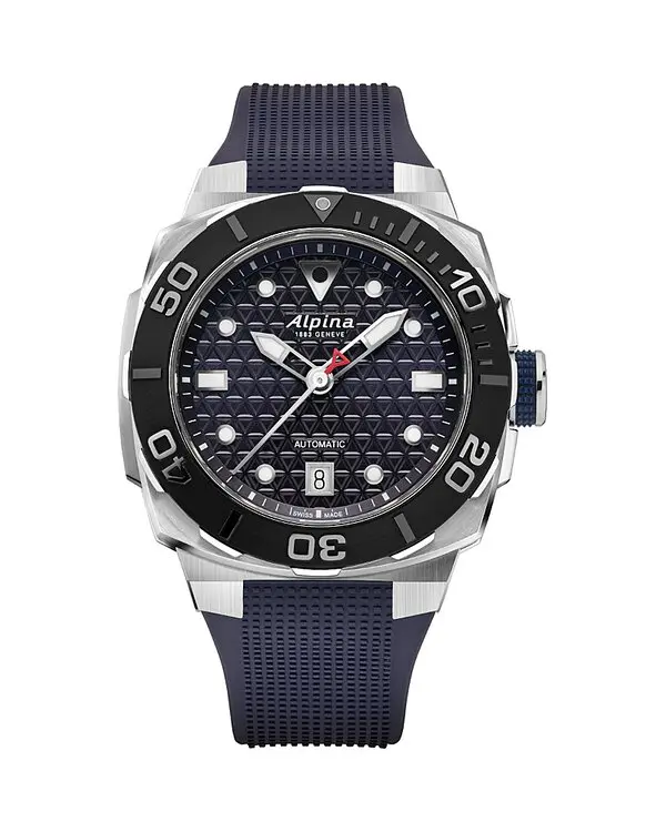 ALPINA Seastrong Watch, 39mm - Black/black